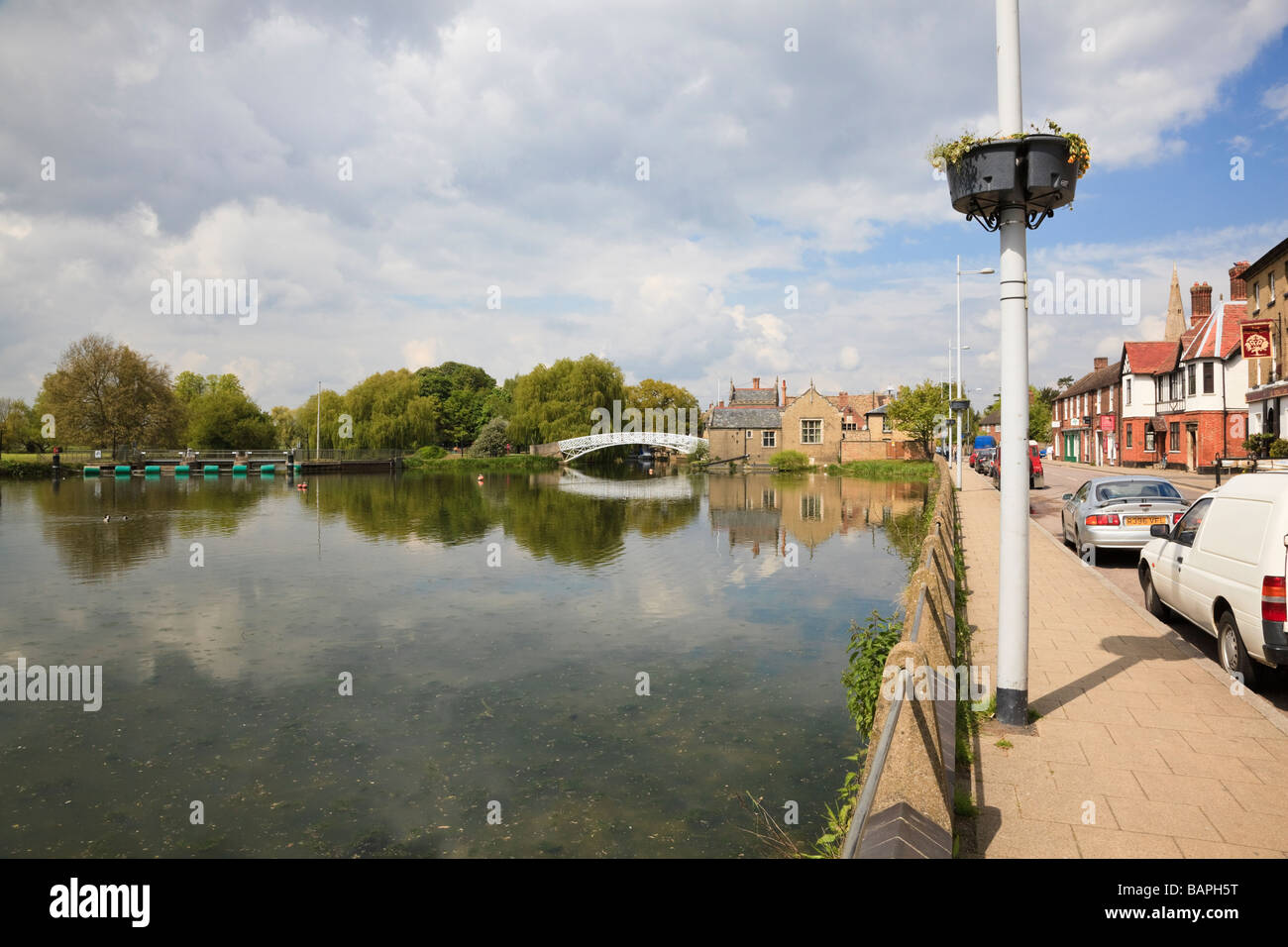 The River Front at Godmanchester Stock Photo - Alamy
