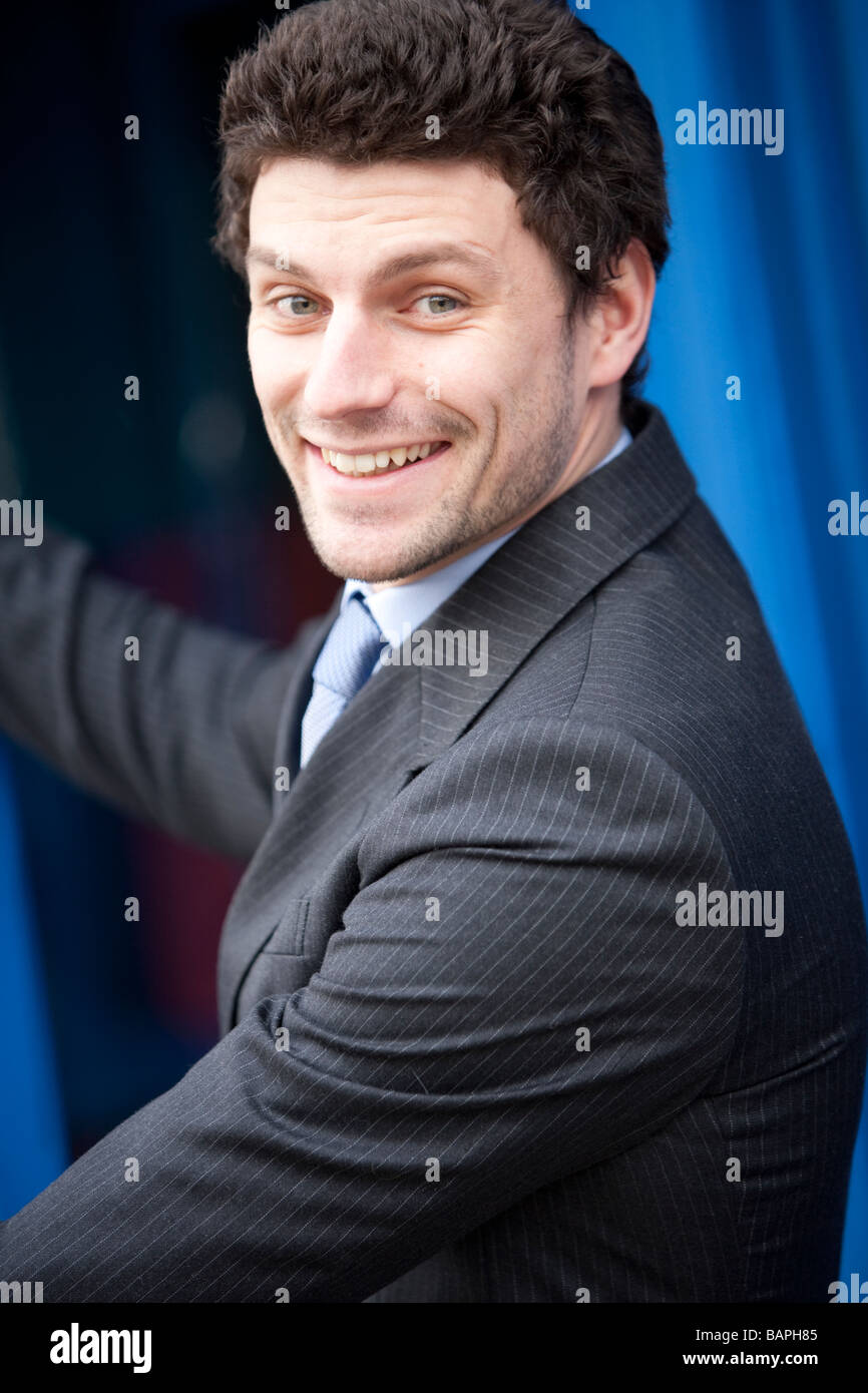 Happy smiling Guy Stock Photo - Alamy
