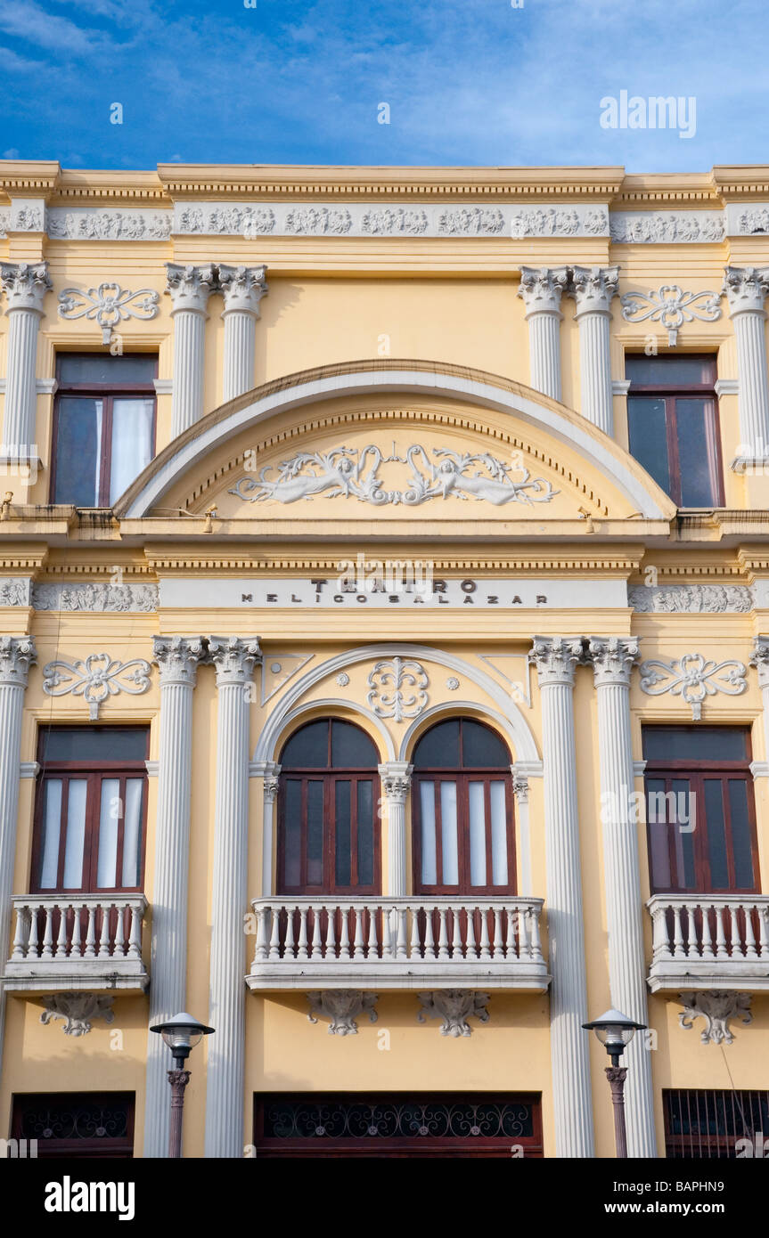 Typical colonial architecture in San Jose, Costa Rica, Central America ...