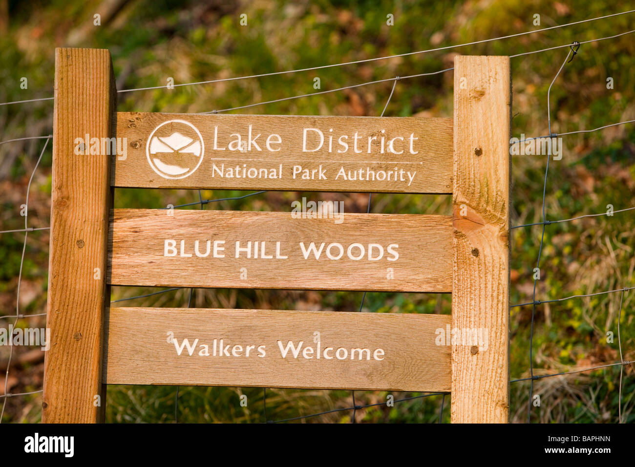 A sign in Ambleside Lake District UK Stock Photo - Alamy