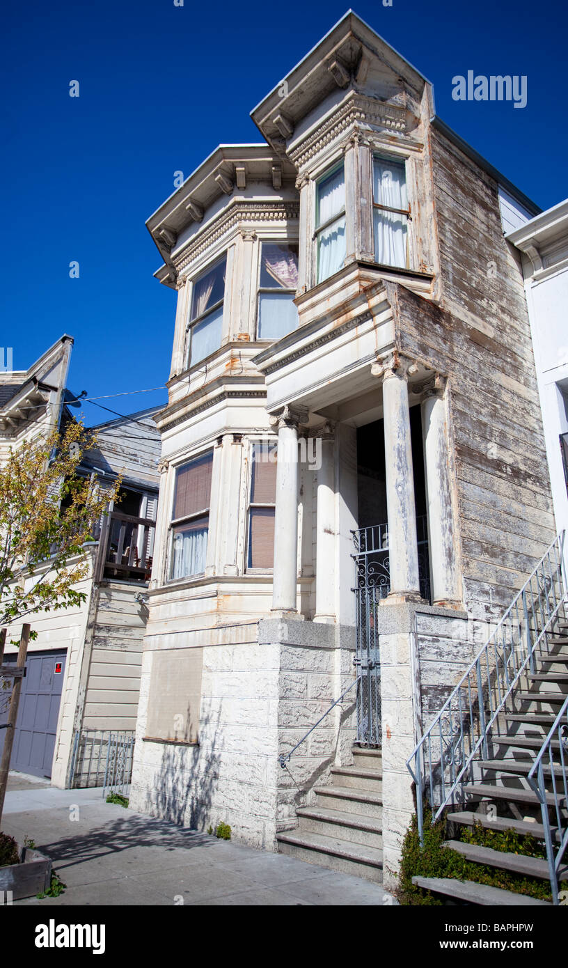 Rundown House In City