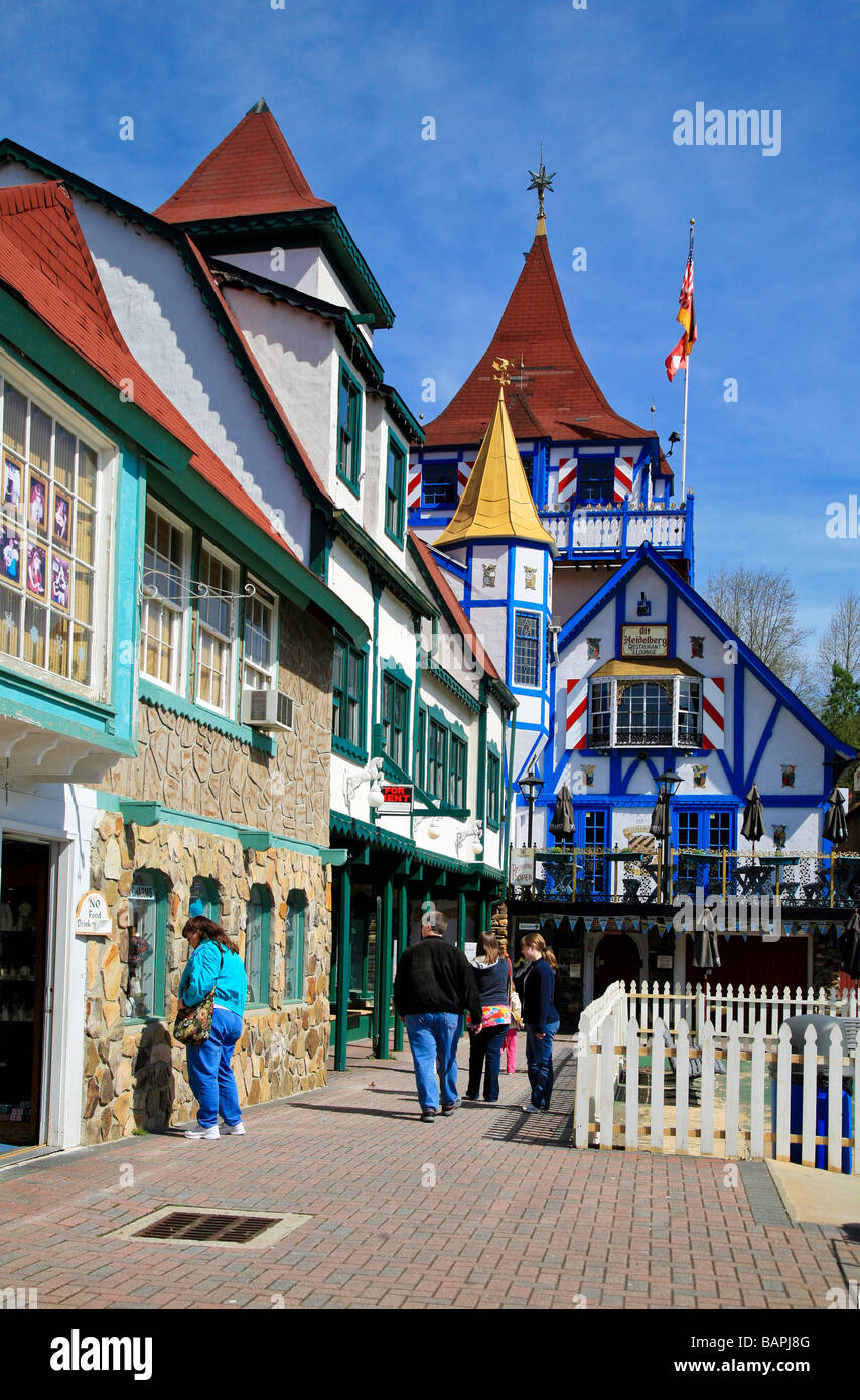 The Village of Alpine Helen in Georgia Mountain Beauty with a touch of ...