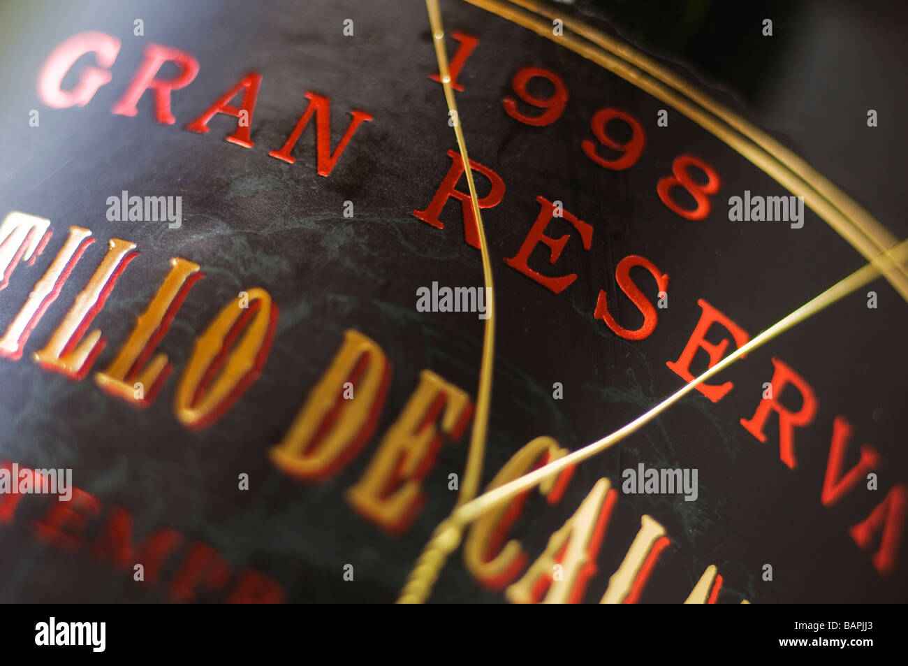 Rioja wine label hi-res stock photography and images - Alamy