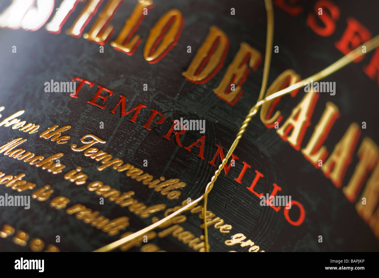 Rioja wine label hi-res stock photography and images - Alamy