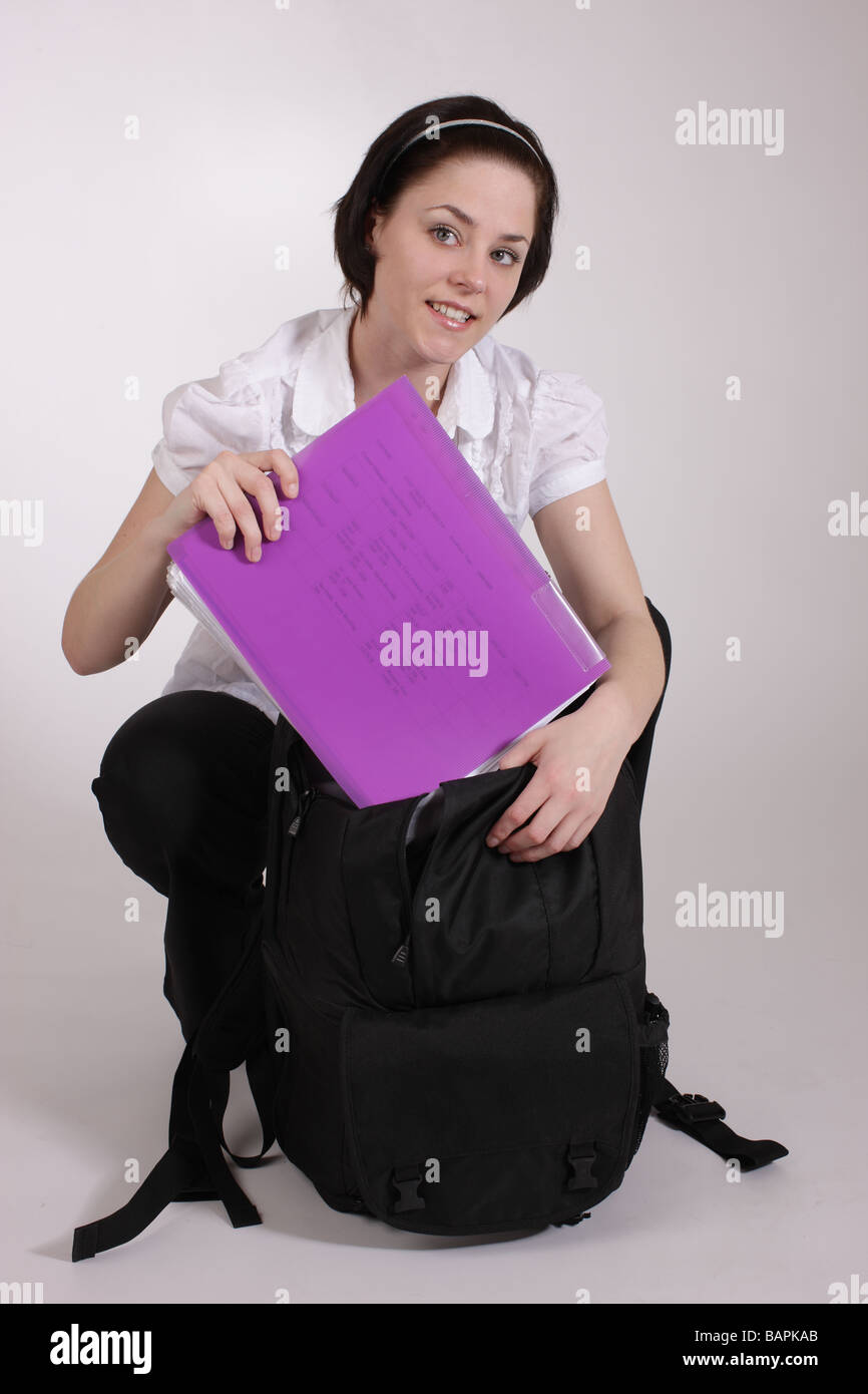 Homework In Backpack