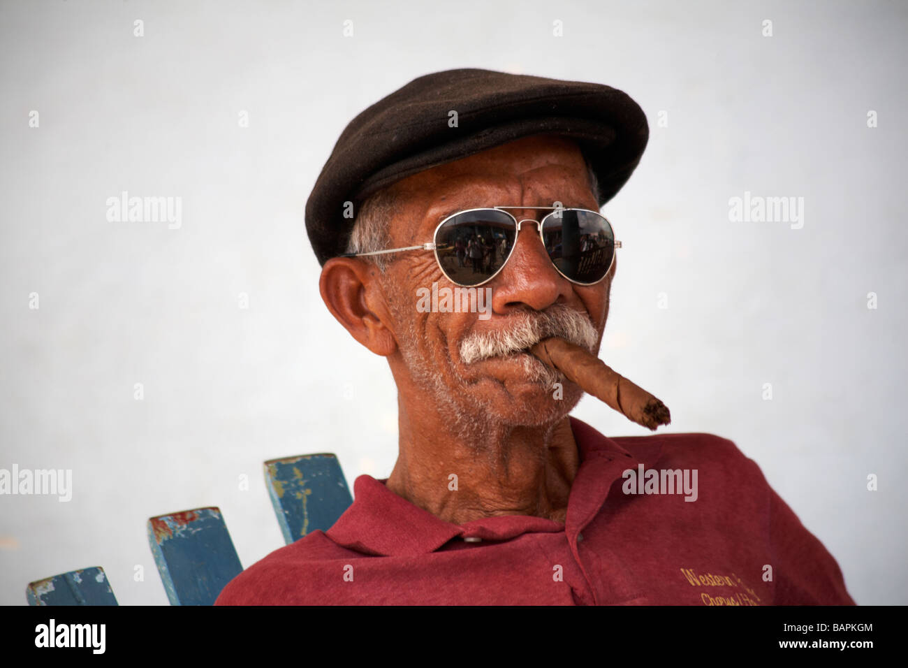 Cuban man with mustache and cigar hi-res stock photography and images ...