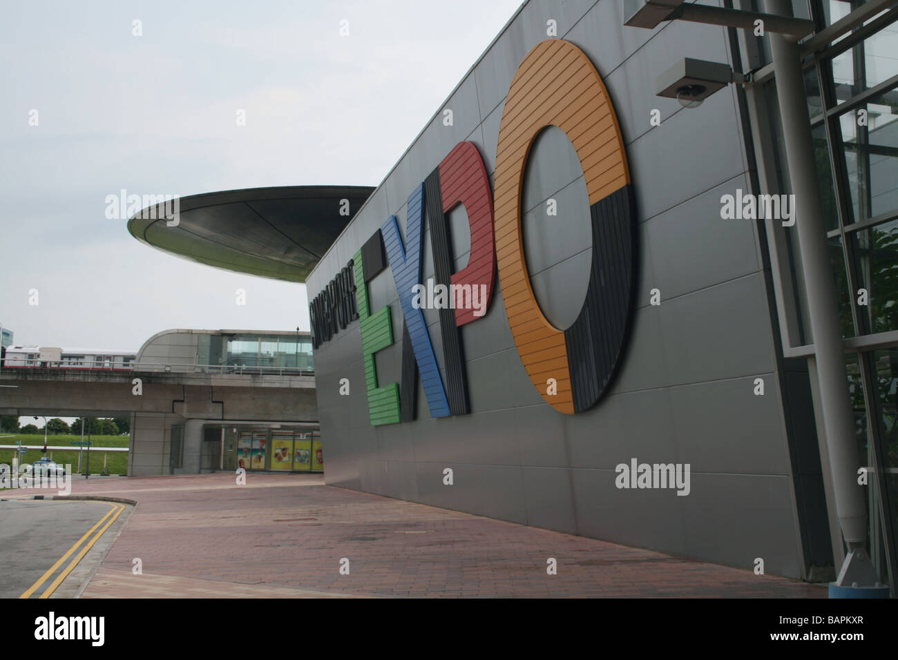 exterior of Singapore Expo convention centre April 2008 Stock Photo - Alamy