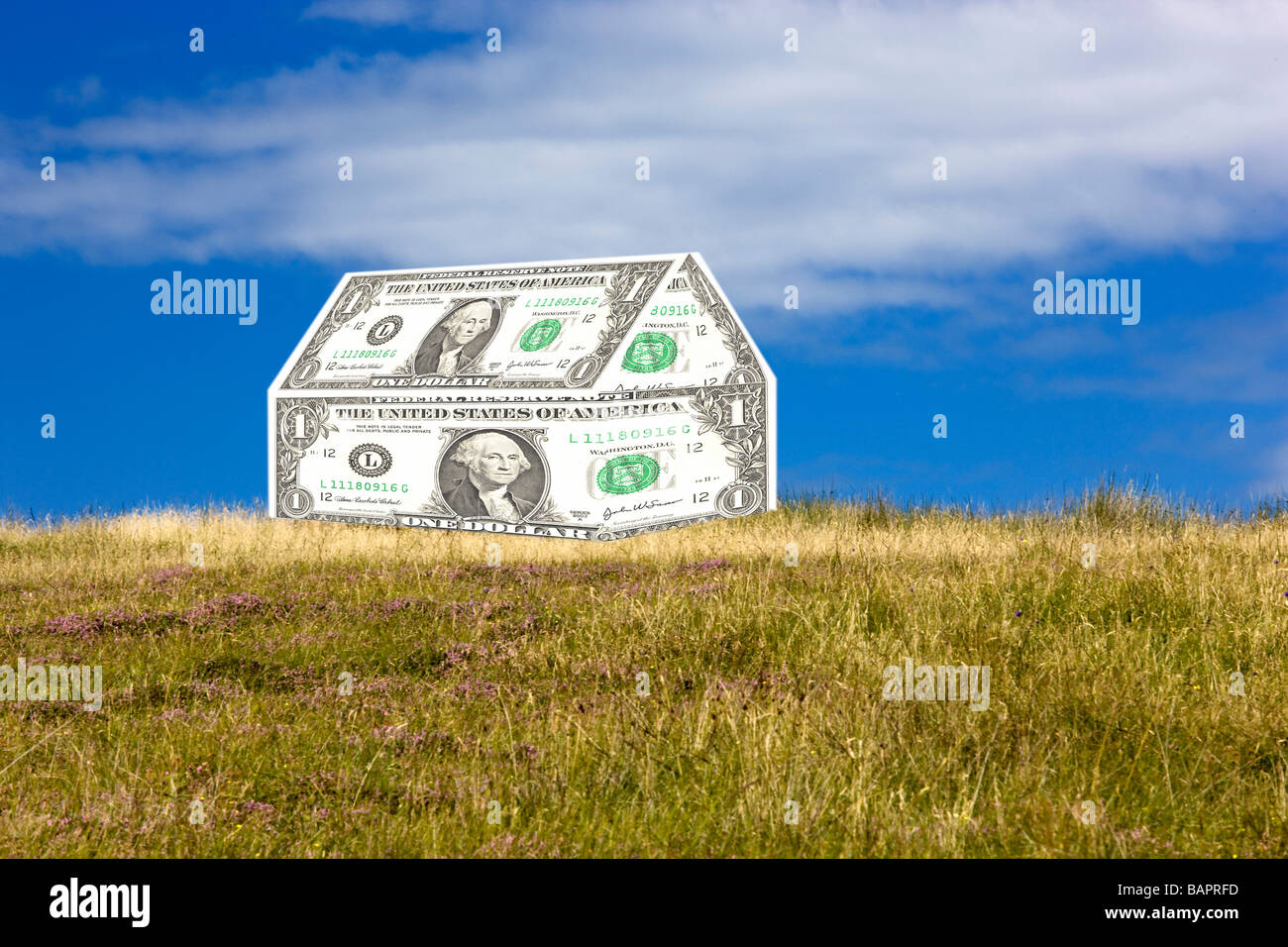 House made of money Stock Photo - Alamy