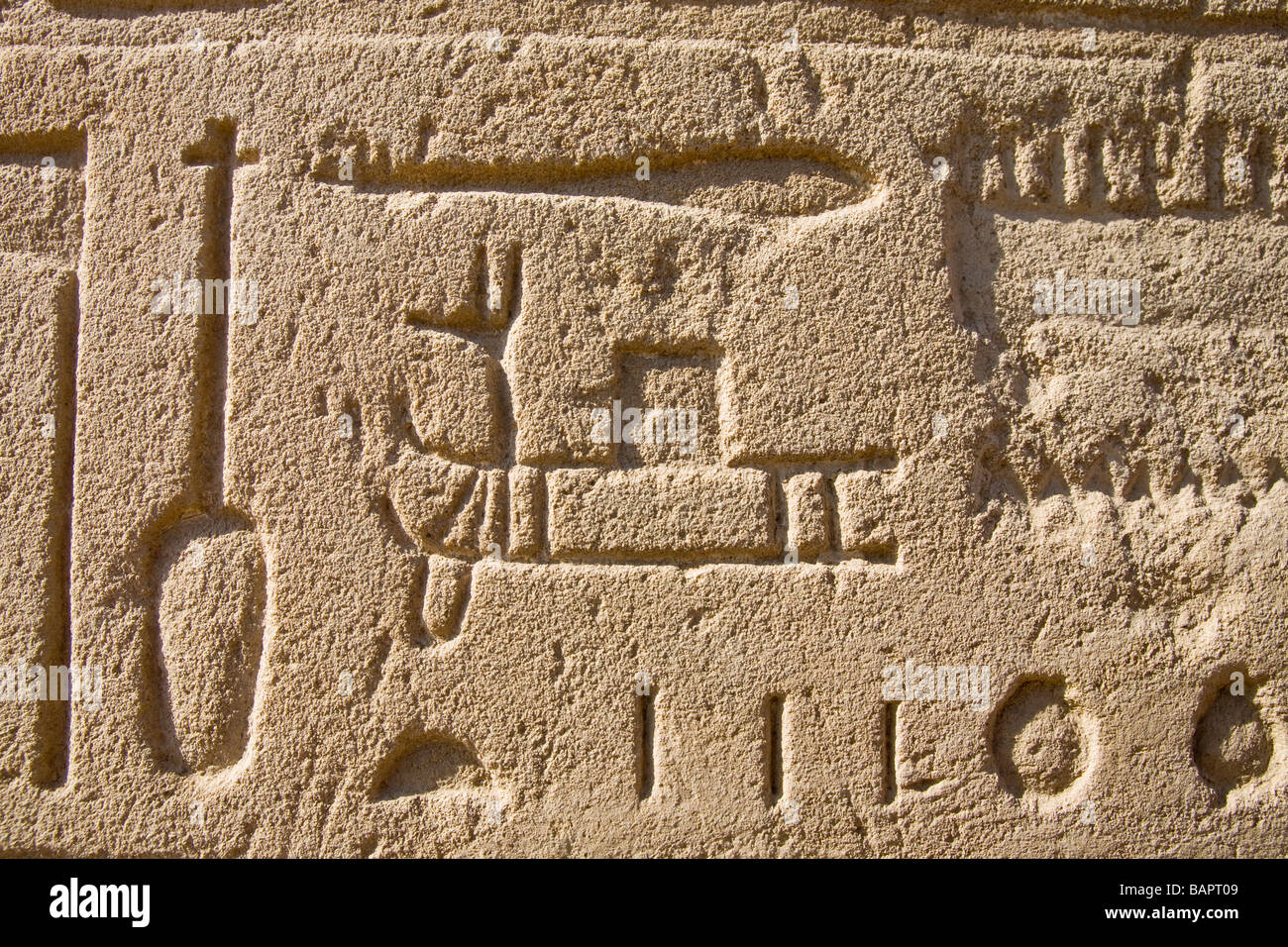Art work and reliefs from the Mortuary temple of Merneptah on the West ...
