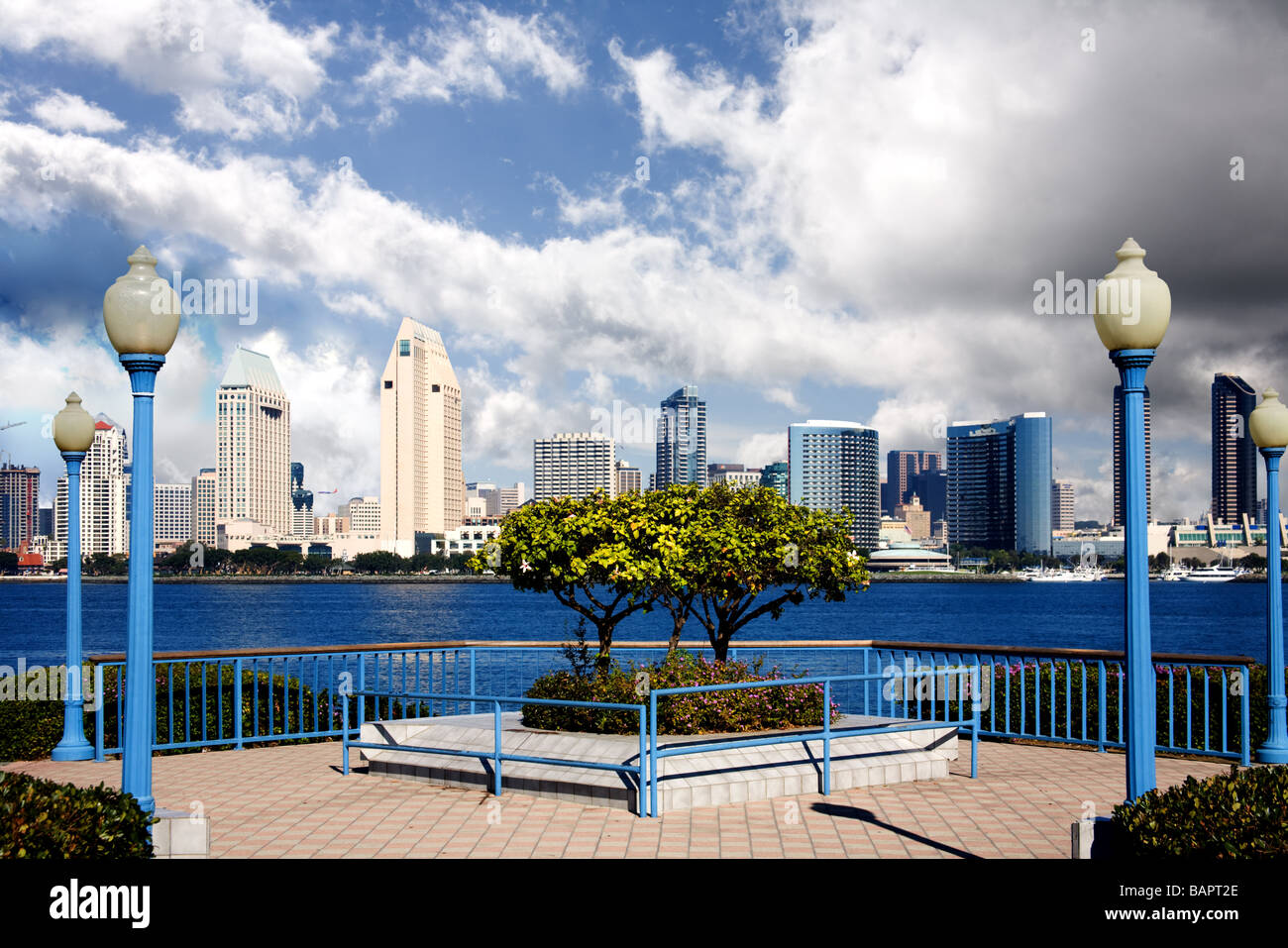 Harbor side view Cut Out Stock Images & Pictures - Alamy