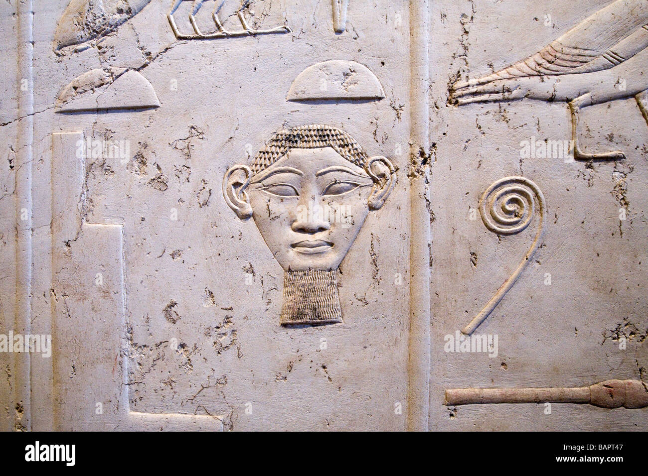 Art work and reliefs from the Mortuary temple of Merneptah on the West ...