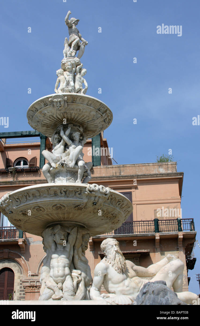The Fountain of Orion, located in the Cathedral square, built by ...
