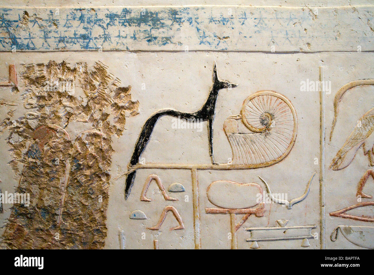 Art work and reliefs from the Mortuary temple of Merneptah on the West ...