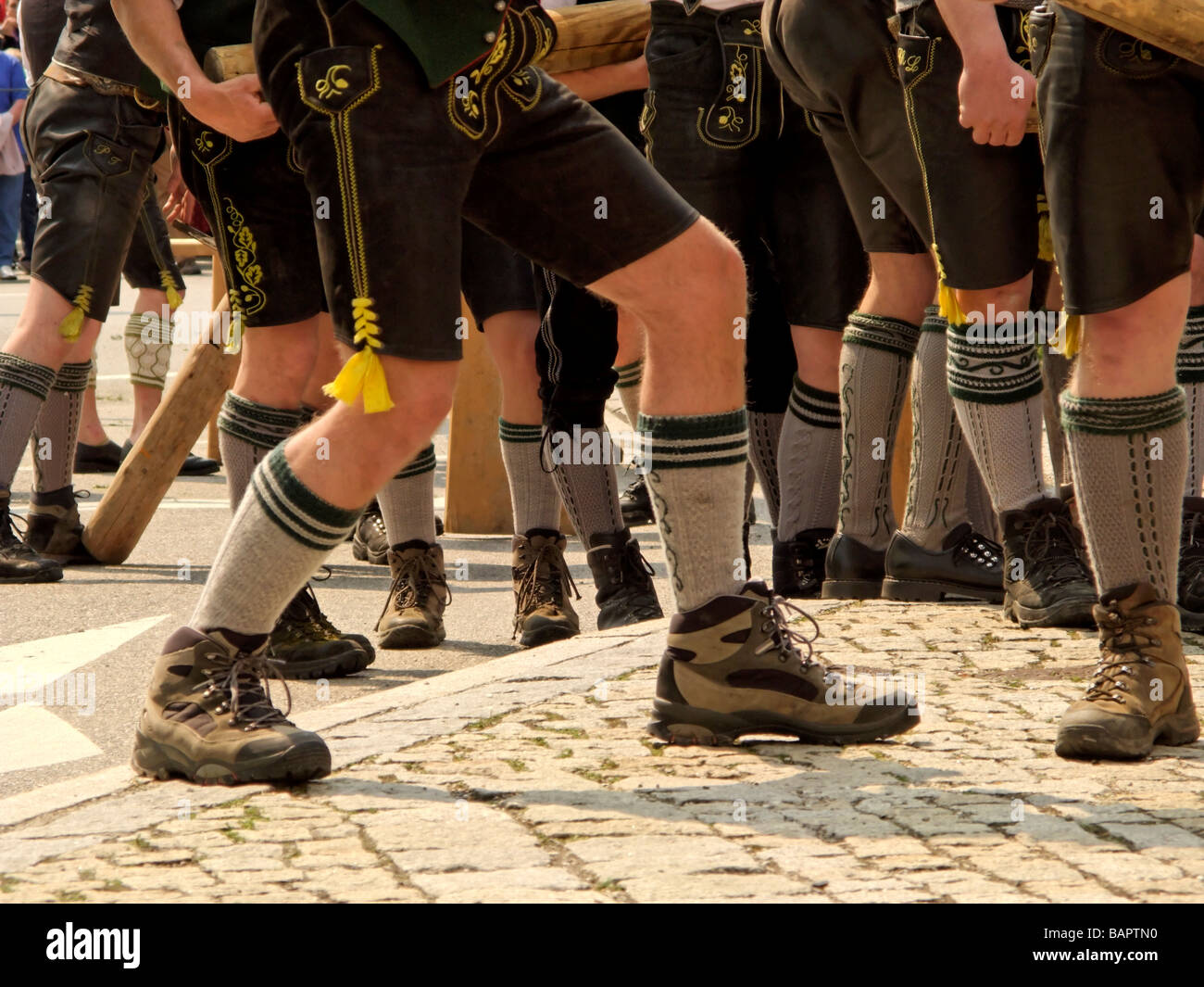 Leather shorts traditional dress hi-res stock photography and images ...