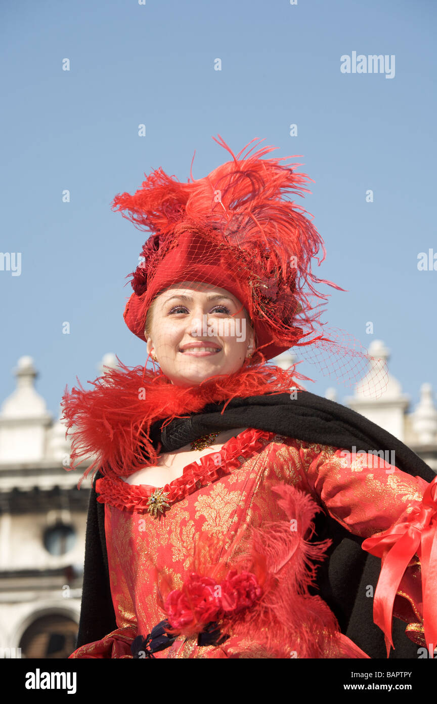 Venetian mask and creative fancy dress at the Carnival in Venice Italy ...