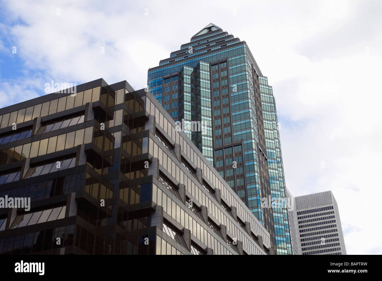 Montreal, Quebec, Canada; High rise buildings Stock Photo - Alamy