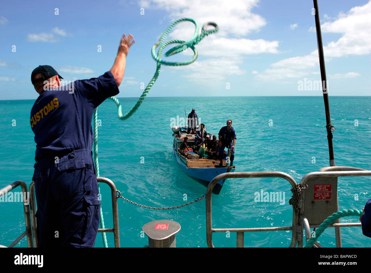 Australian border officials hi-res stock photography and images - Alamy