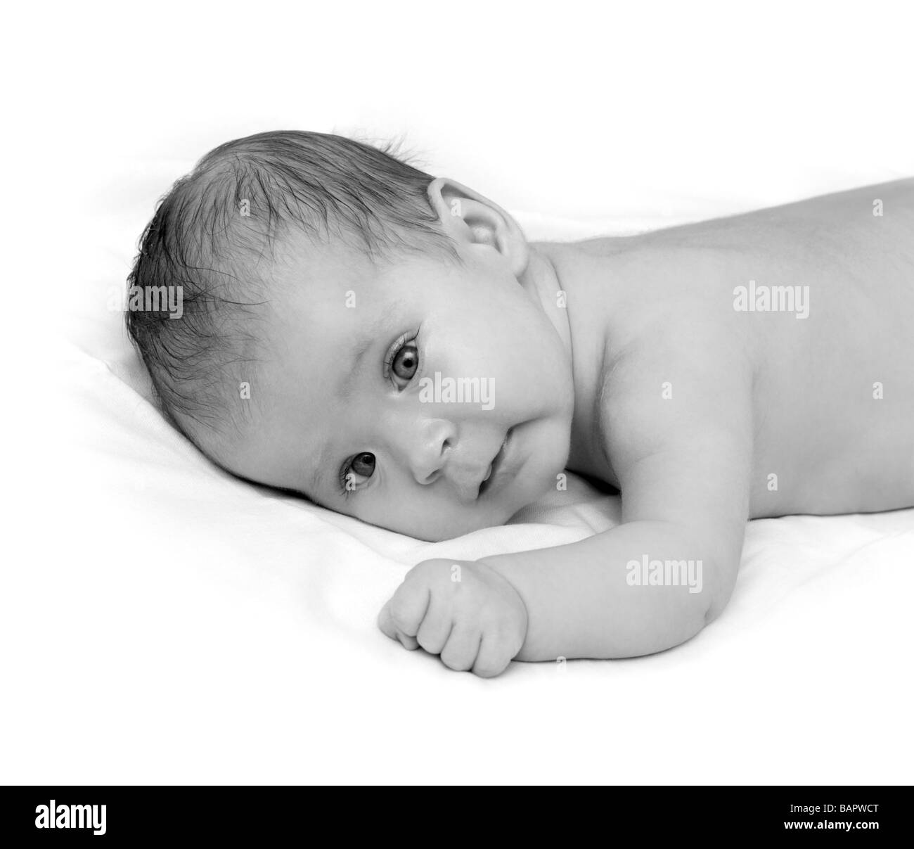 looking newborn baby Stock Photo - Alamy