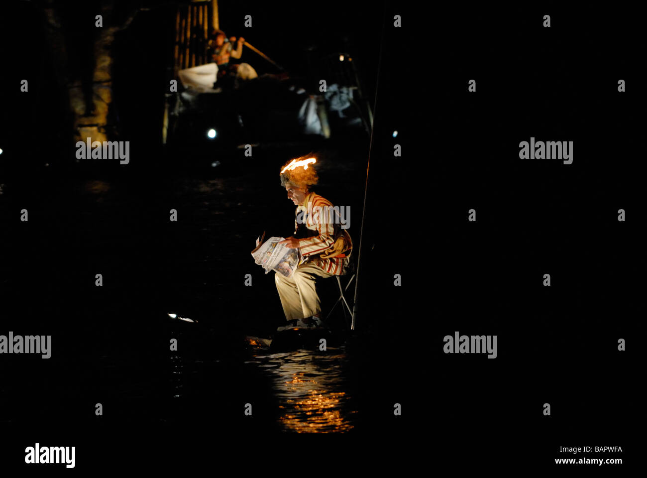 "Water Fools" by French group Ilotopie, performing on the Swan River ...