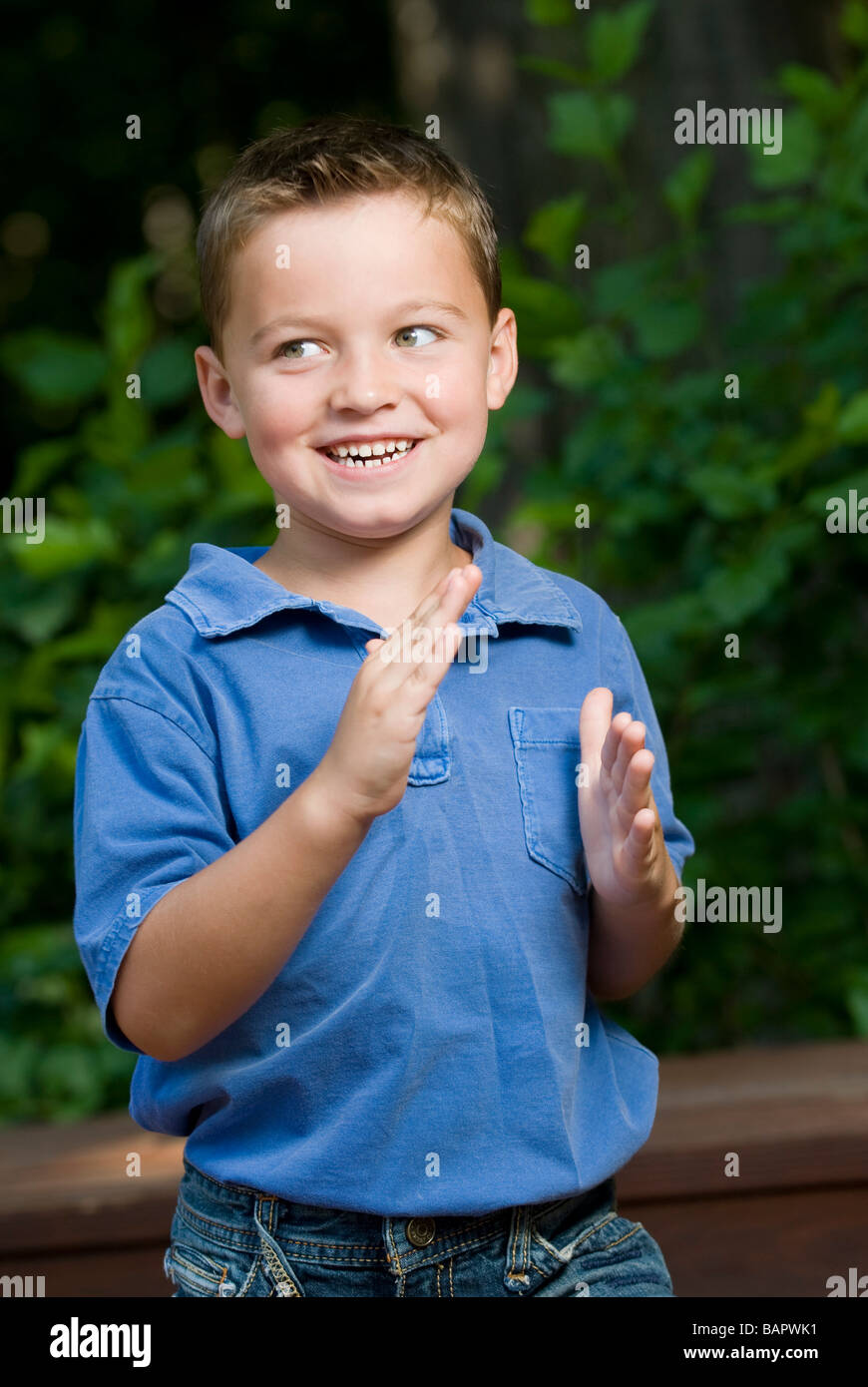 Boy smiling and laughing Stock Photo - Alamy