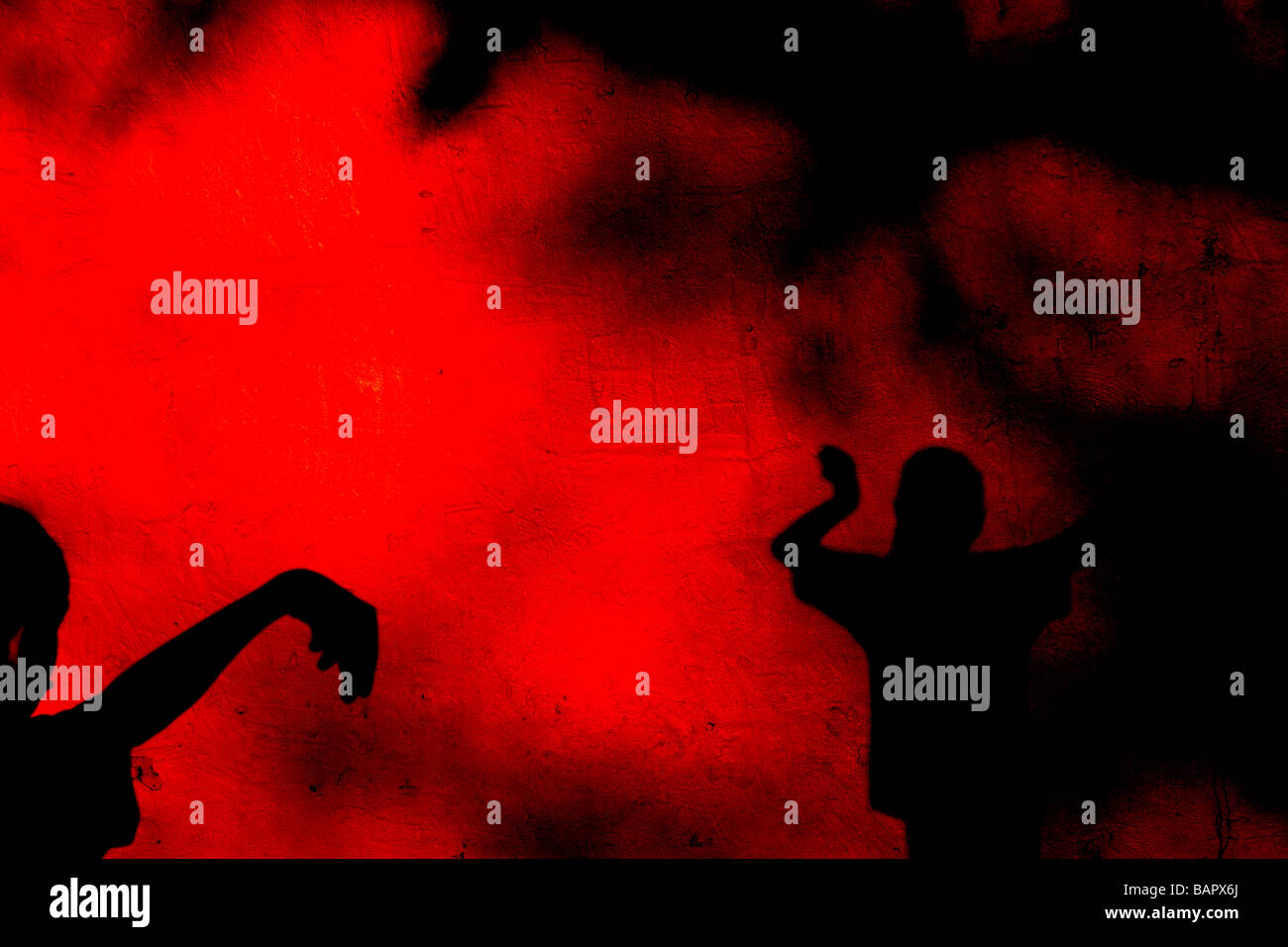 Shadows cast on red hi-res stock photography and images - Alamy