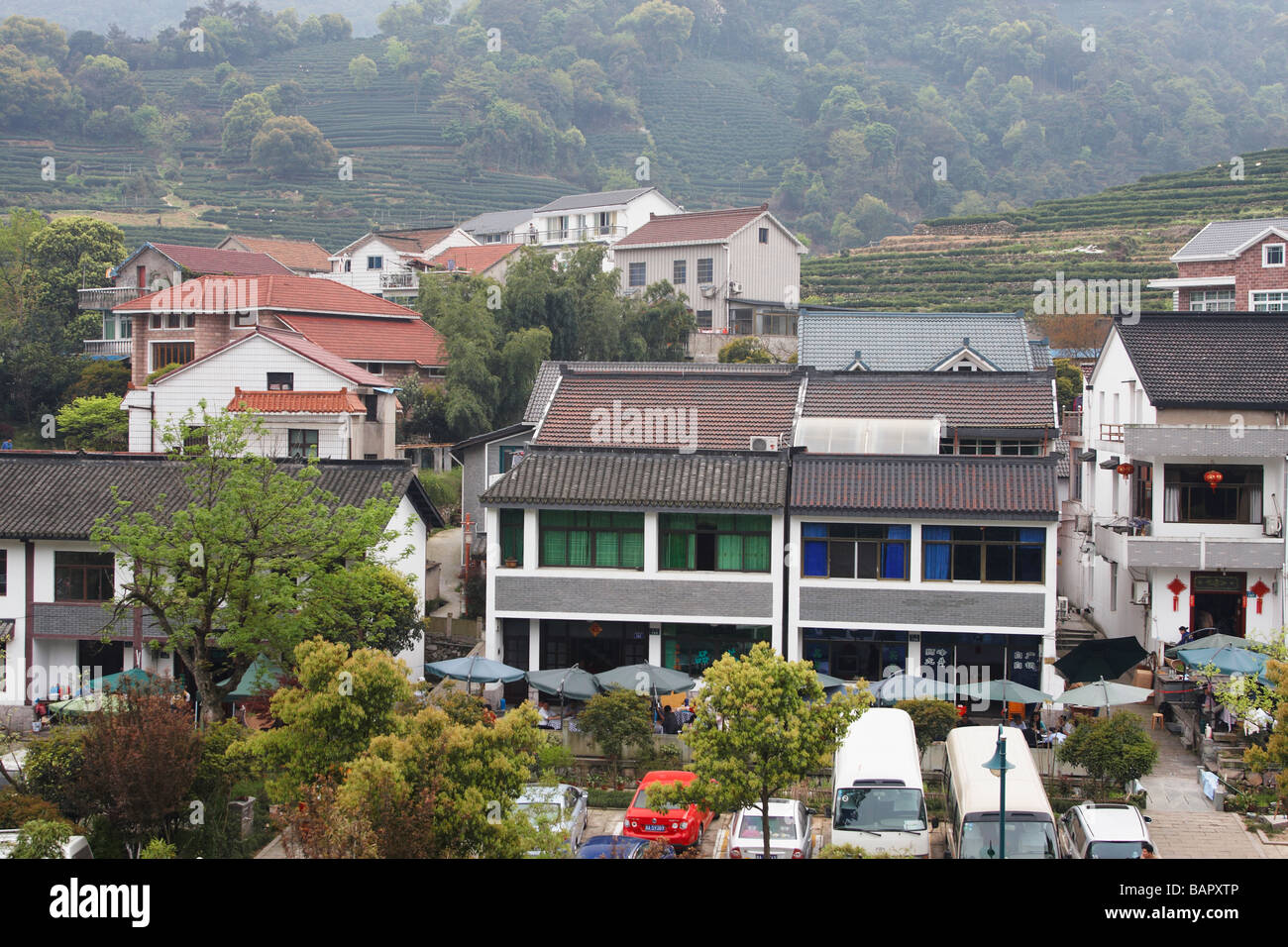 Tea Growing Village Of Longjing, Hangzhou, China Stock Photo - Alamy