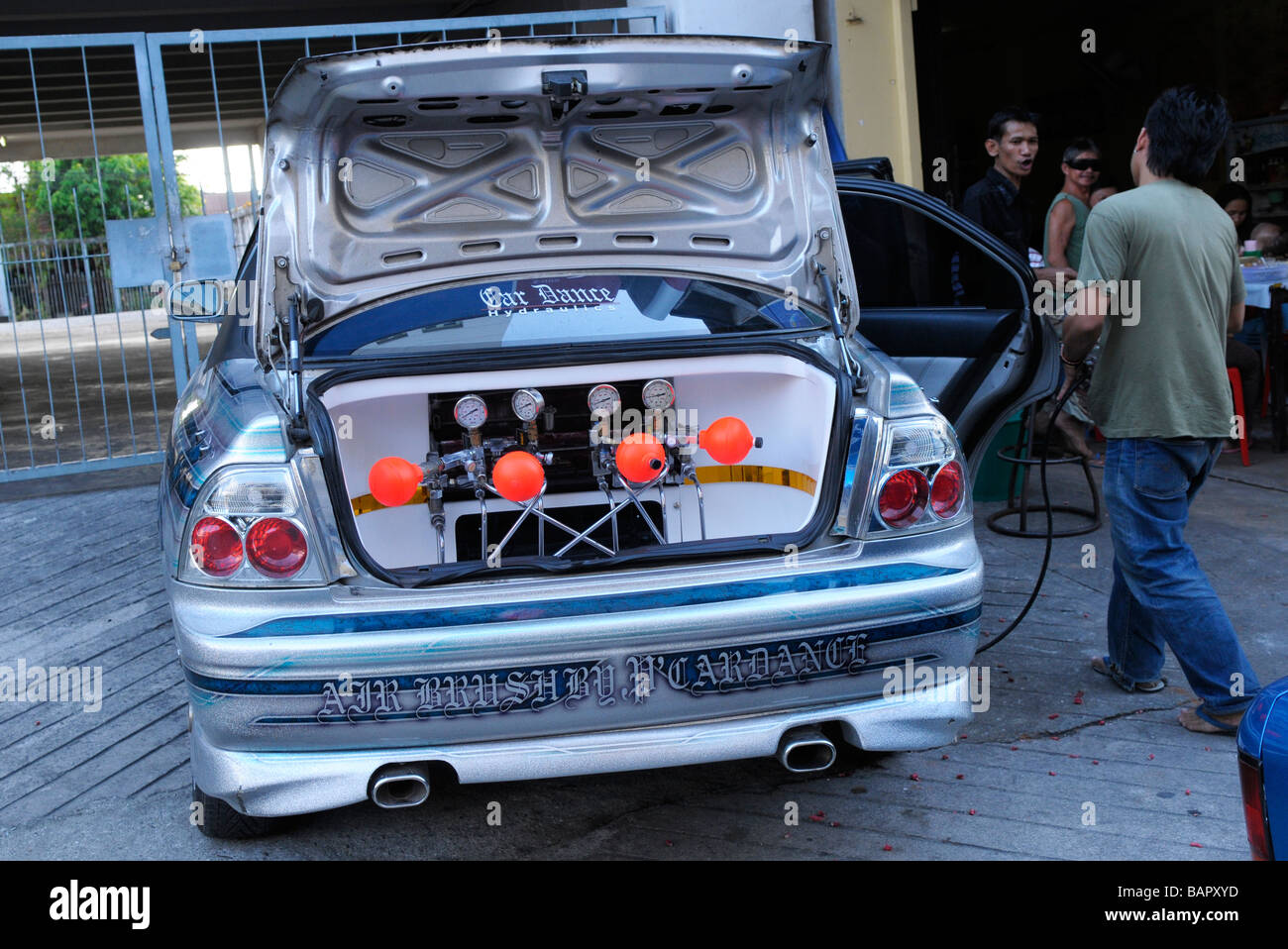 decorated dance car Stock Photo - Alamy