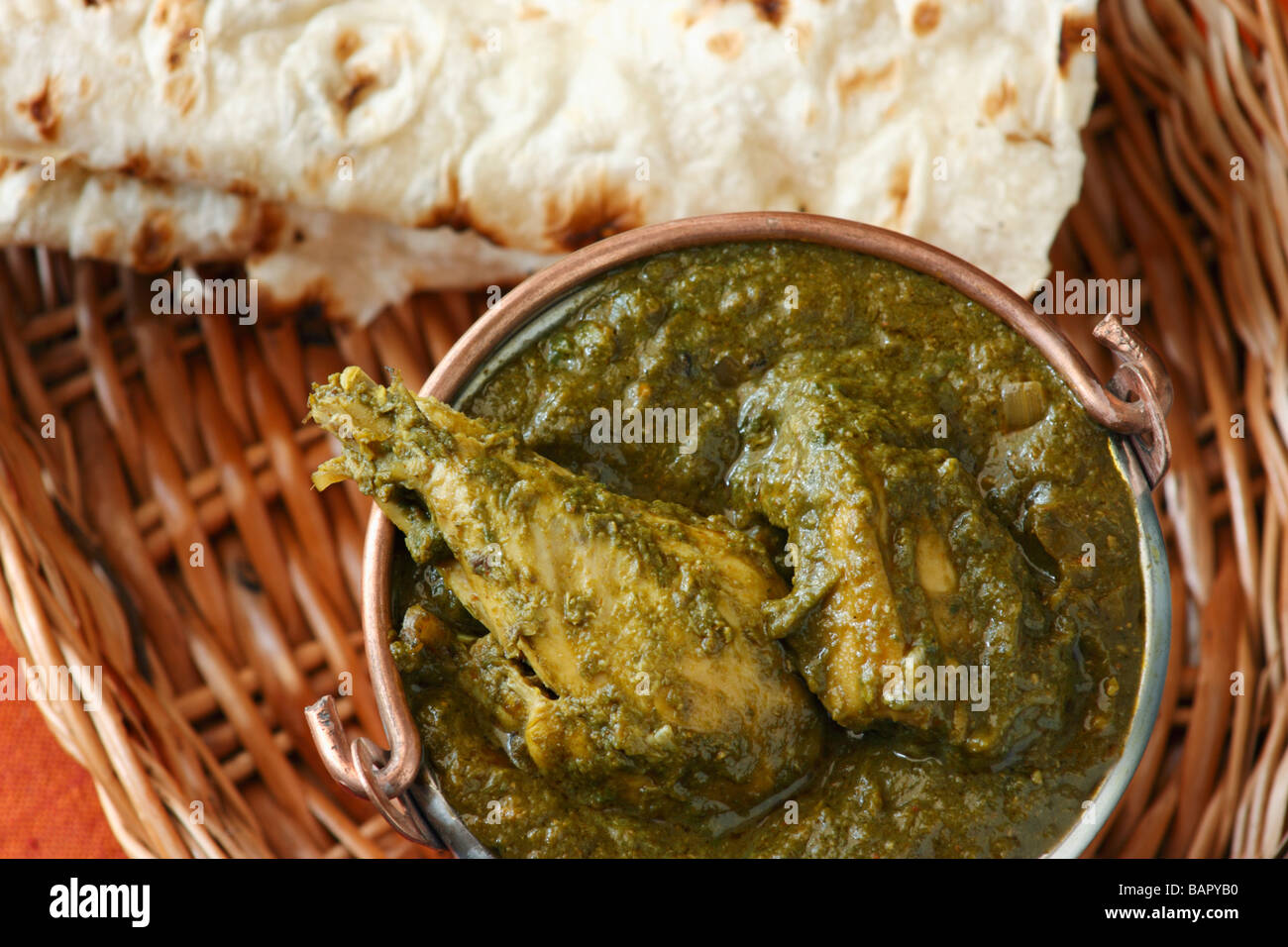 Saag Chicken is a chicken dish which is prepared from cooking with ...