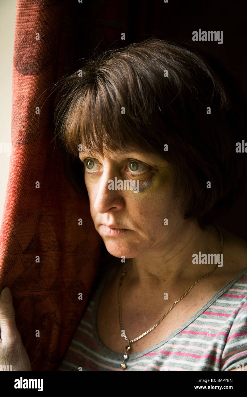Bashed female hi-res stock photography and images - Alamy