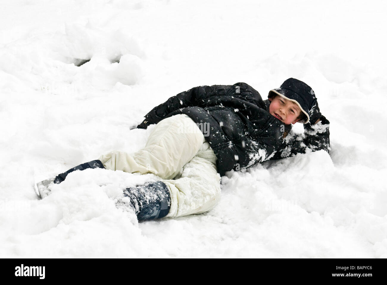 Snow snow and ice Cut Out Stock Images & Pictures - Alamy