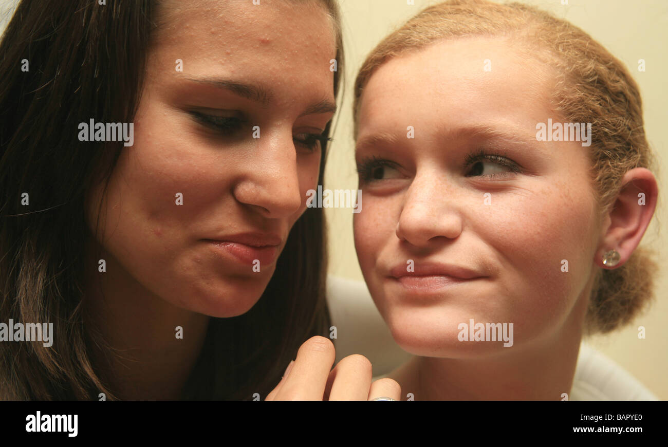 Teenage peer pressure Stock Photo - Alamy