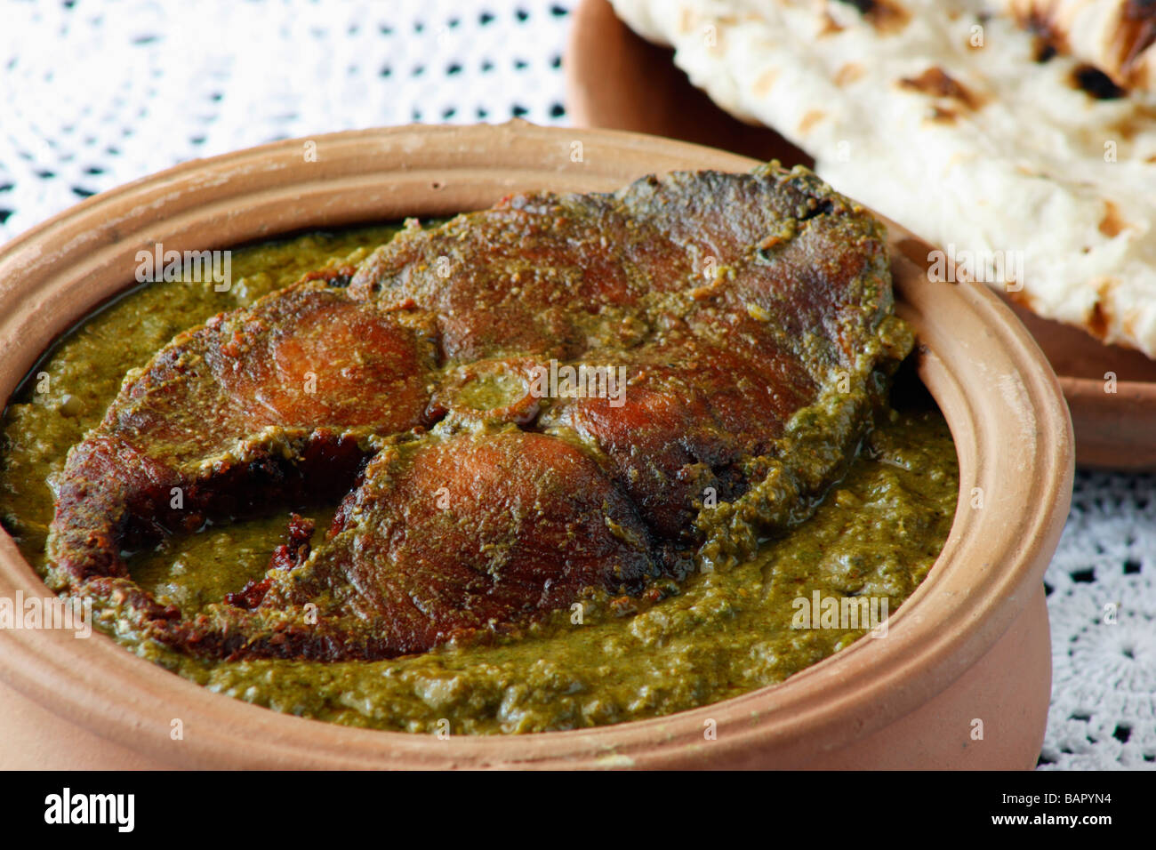 Saag Fish is prepared from Fish cooked in Palak gravy (Spinach) and ...