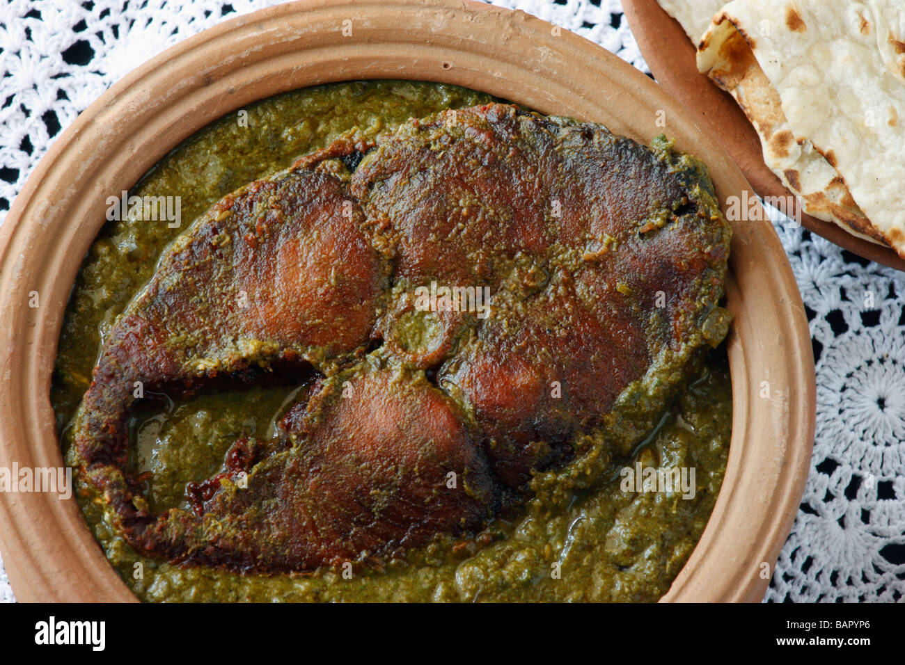 Saag Fish is prepared from Fish cooked in Palak gravy (Spinach) and ...