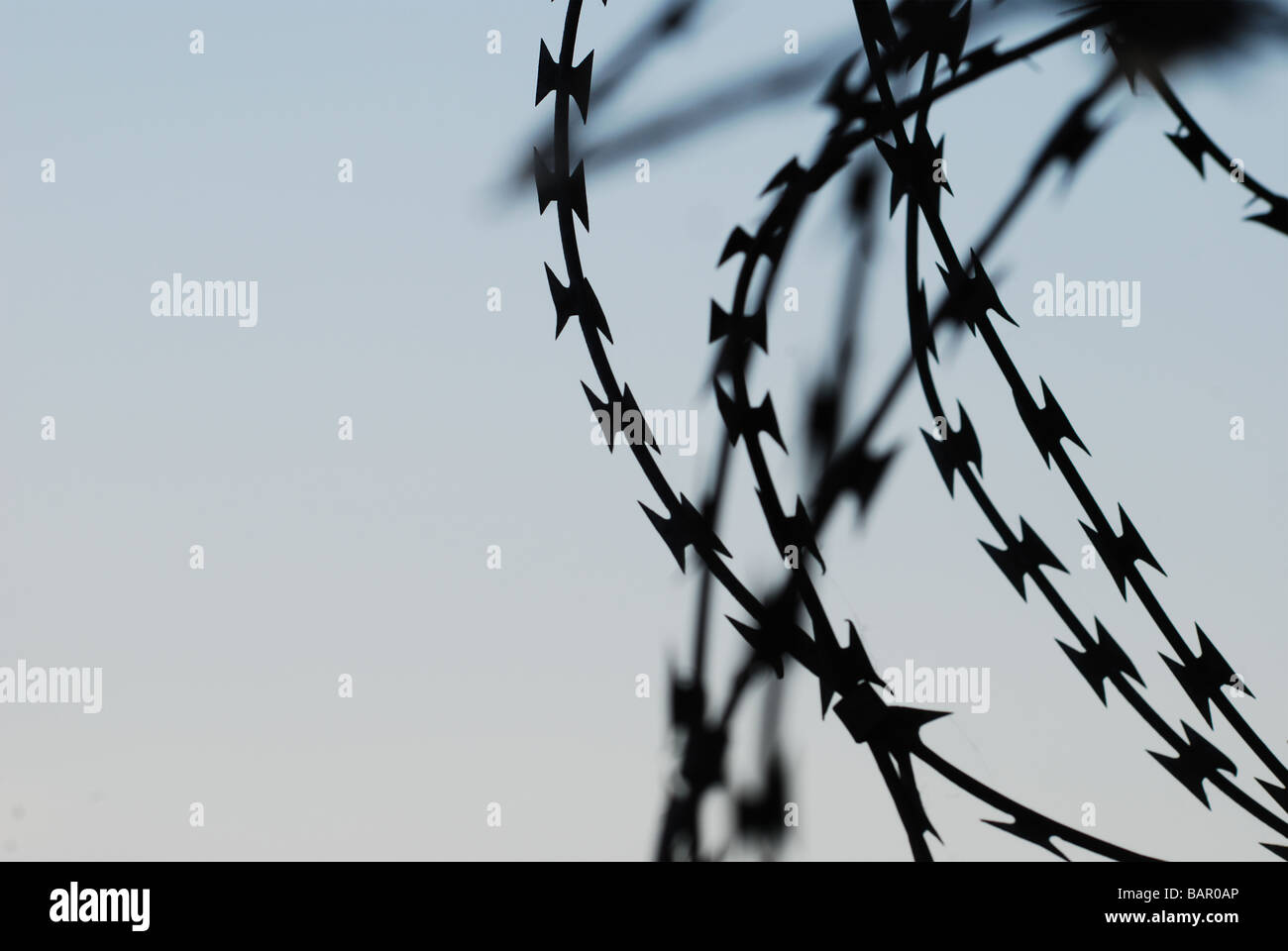 Razor spikes hi-res stock photography and images - Alamy