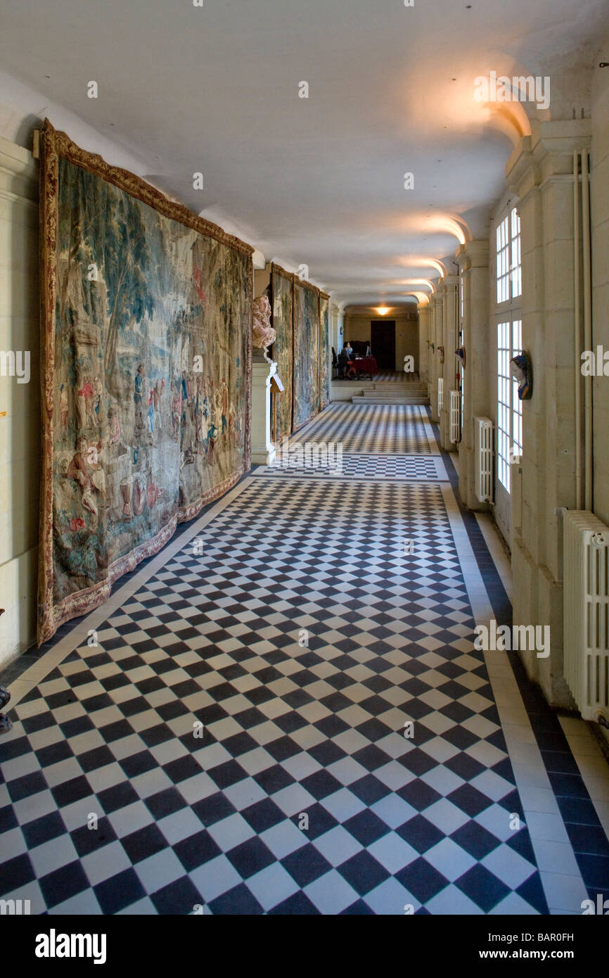 interior of Ussé Castle Indre et Loire Centre France Stock Photo - Alamy