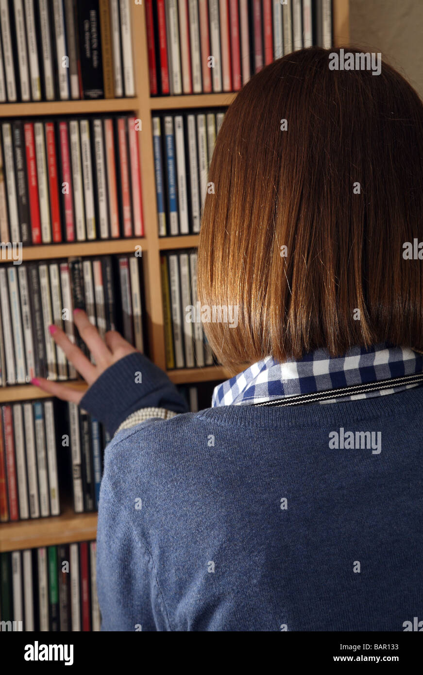 Teen Teenager Girl Cd High Resolution Stock Photography and Images - Alamy