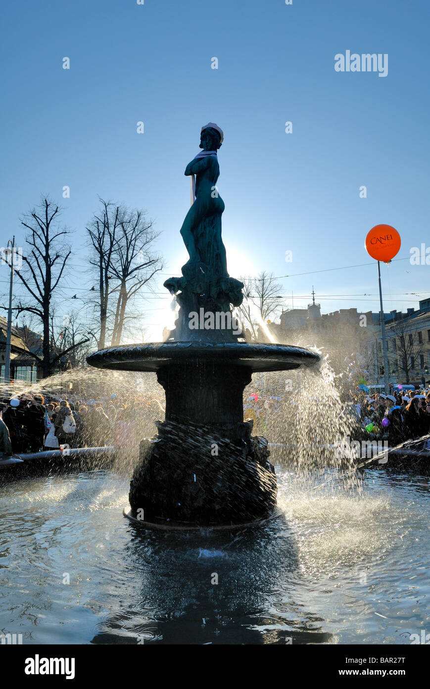 The eve of the May Day, Helsinki. There has been a long tradition of ...
