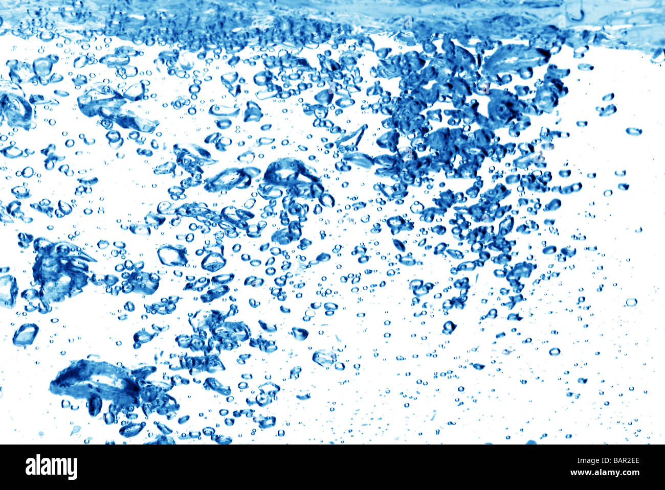 Beautiful splashes a clean water Stock Photo - Alamy