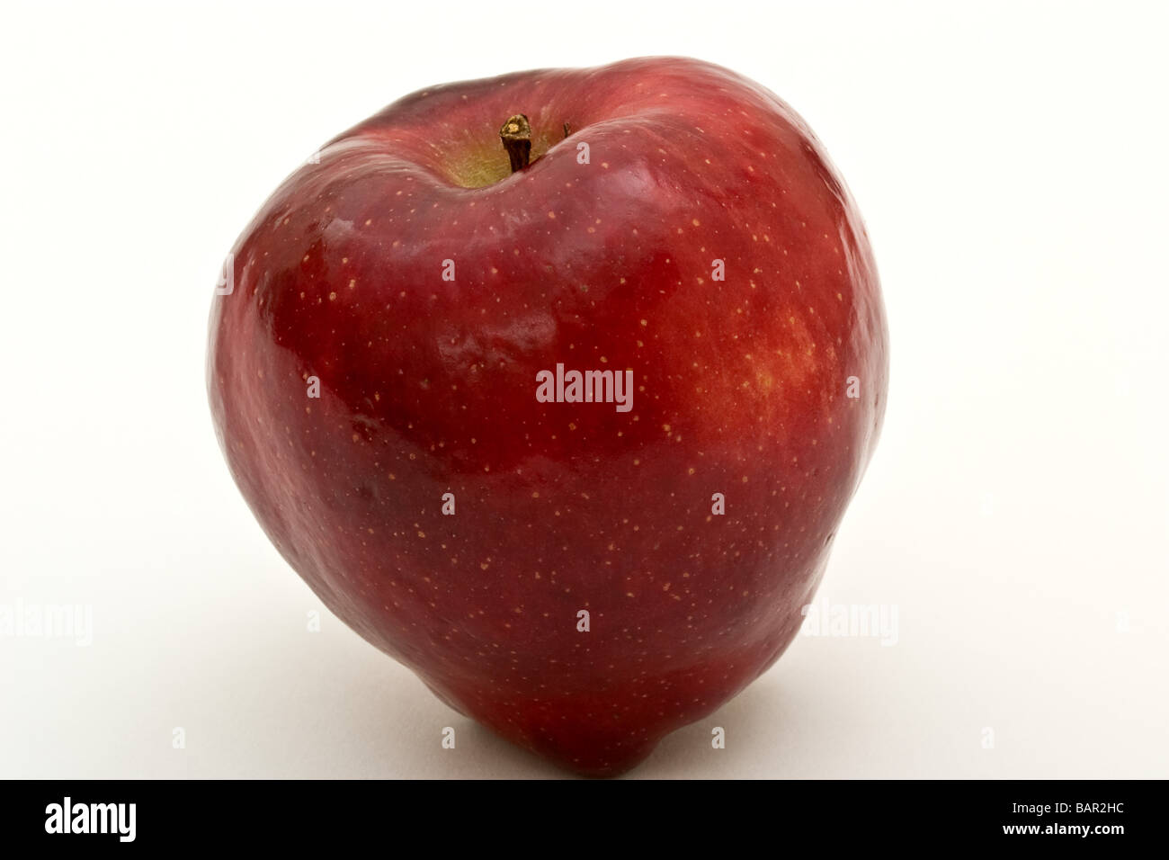Bright red apple Stock Photo - Alamy