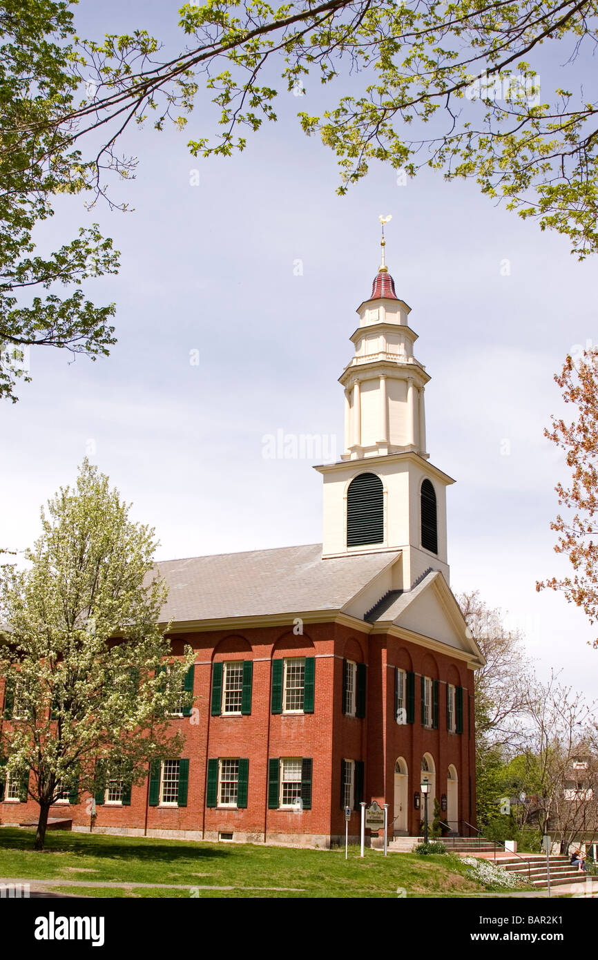 The First Church of Deerfield, Old Deerfield, Massachusetts Stock Photo ...