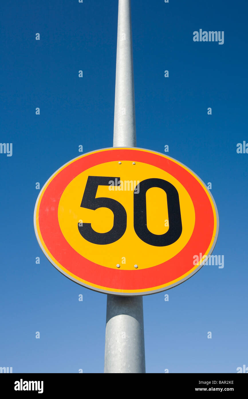 Speed Limit 50 Stock Photos & Speed Limit 50 Stock Images - Alamy