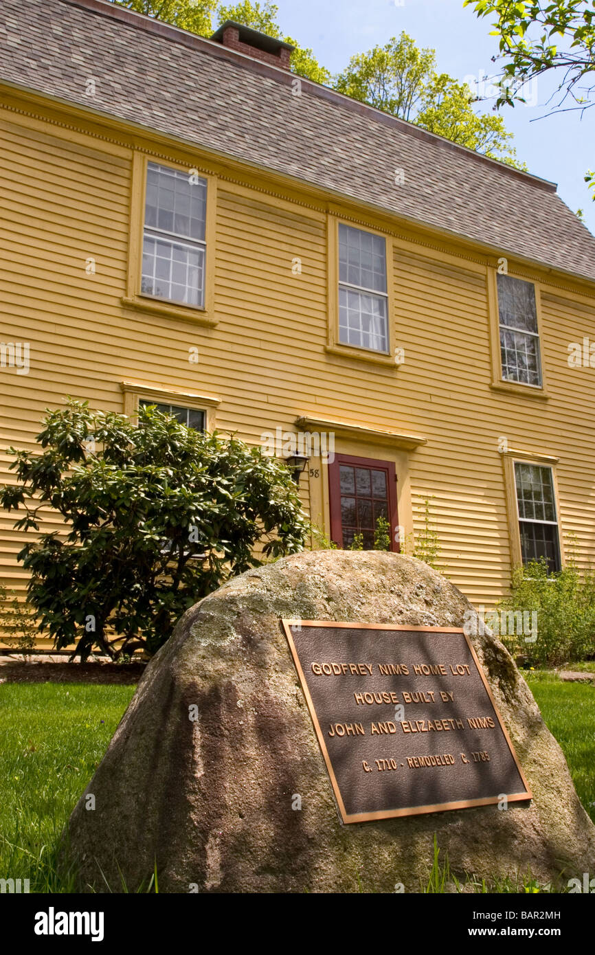 Old Deerfield, Massachusetts. Historic town Stock Photo - Alamy