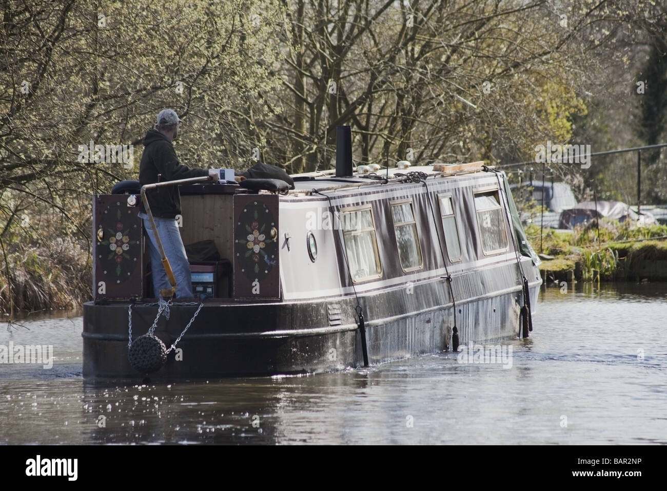 the stratford upon avon canal at lapworth flight of locks in ...