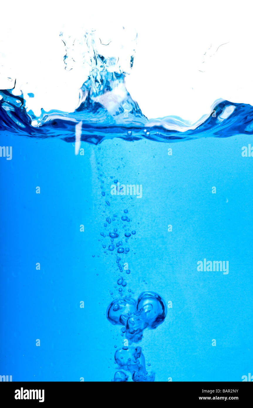 Beautiful splashes a clean water Stock Photo - Alamy