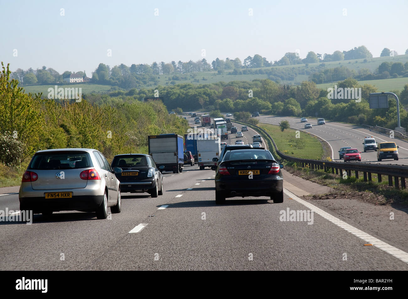 M3 motorway hampshire uk traffic hi-res stock photography and images ...
