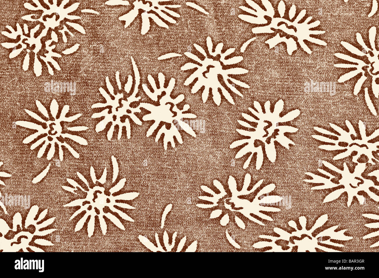 Floral pattern on fabric close up Stock Photo - Alamy