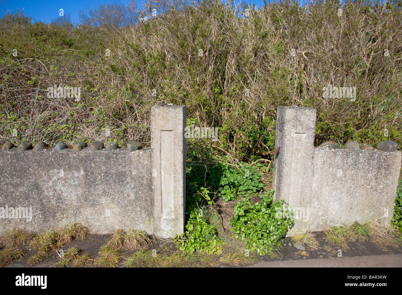Plot boundary hi-res stock photography and images - Alamy