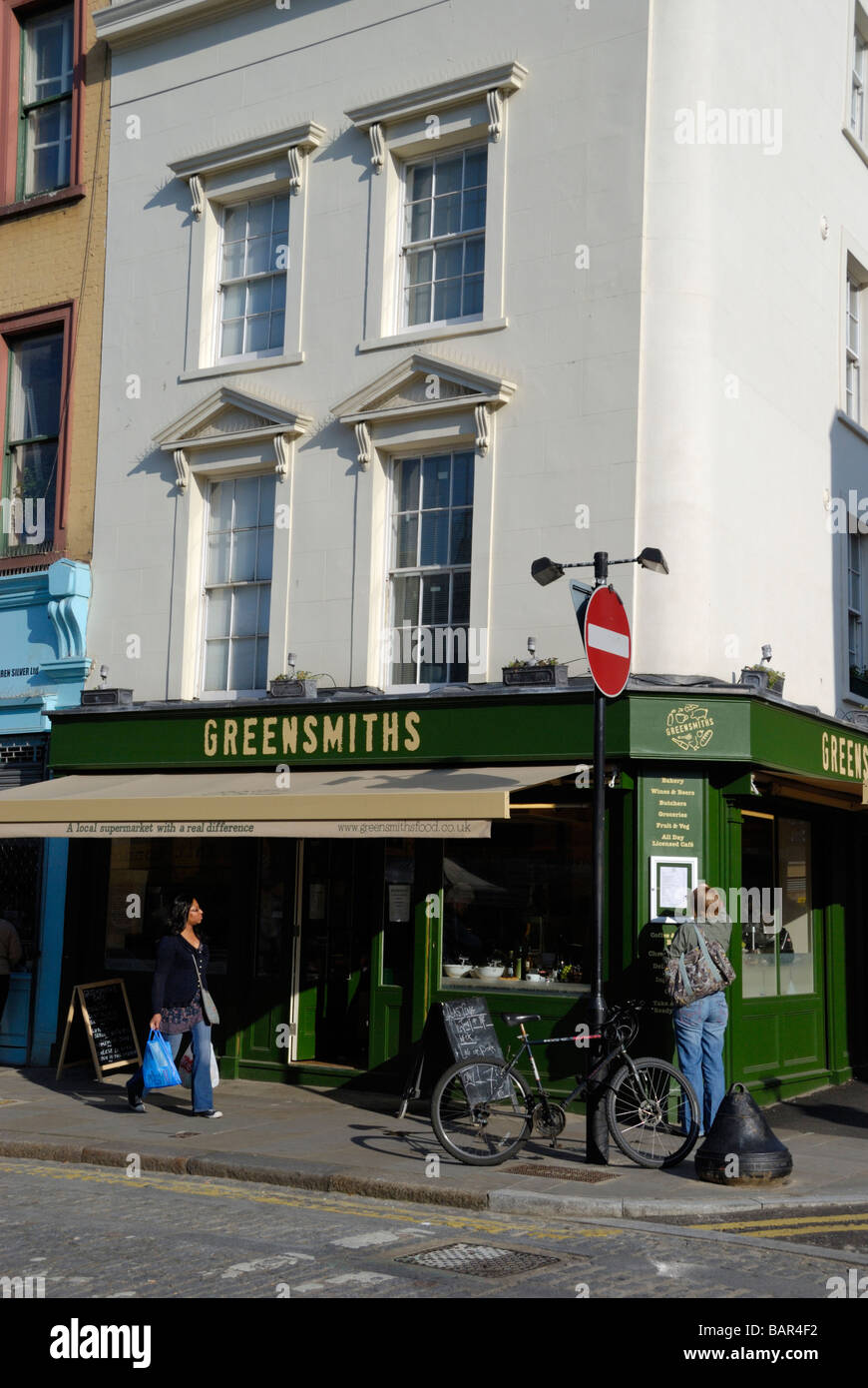 Greensmiths local supermarket in Lower Marsh Waterloo London Stock ...