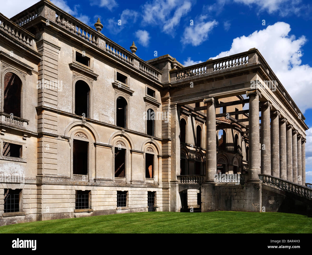 The exterior of a Stately Home Stock Photo - Alamy