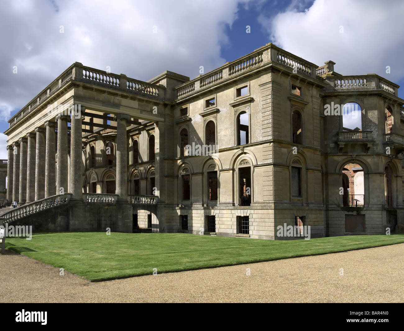 The exterior of a Stately Home Stock Photo - Alamy